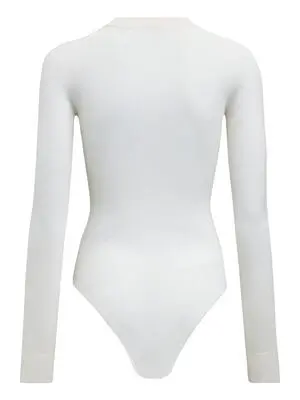 ALAÏA Cashmere Long-Sleeve Bodysuit