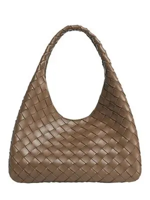 Bottega Veneta Small Intrecciato Campana Shoulder Bag - Brown