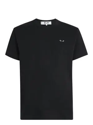 Play Comme Des Garcon Heart Logo T-shirt - Black
