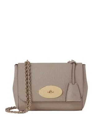 Mulberry Leather Lily Shoulder Bag Neutral