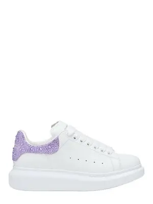 Alexander McQueen Leather Oversized Sneakers - White