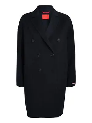 Max & Co. Virgin Wool Double-breasted Coat - Blue