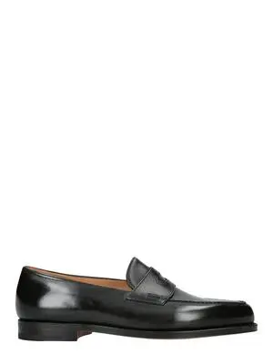 John Lobb Leather Lopez Loafers - Black