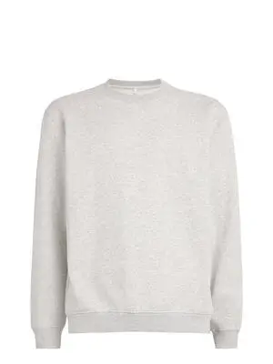 SKIMS Fleece Lounge Crew-neck Sweatshirt - Grey