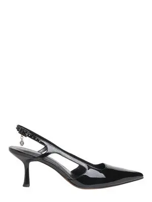 Maje Patent Leather Slingback Pumps - Black