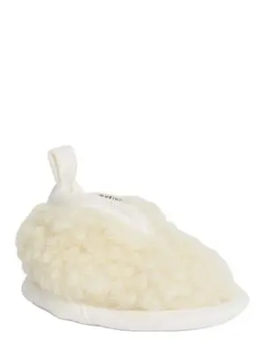 BINIBAMBA Merino Wool Slippers - White