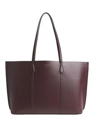 Tory Burch Leather Perry Tote Bag - Burgundy