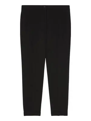 Marina Rinaldi Tapered Slim Tailored Trousers - Black