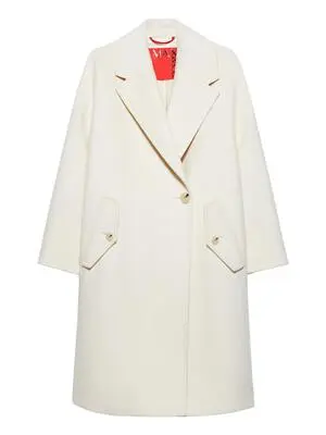 Max & Co. Wool-cashmere Overcoat - White