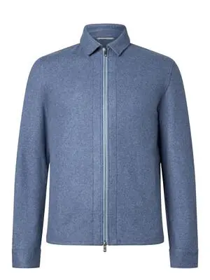 Marco Pescarolo Cashmere Zip Jacket - Blue