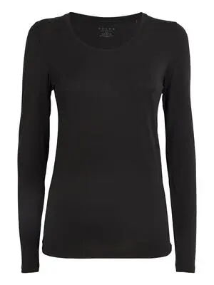 Falke Long-sleeve Daily Climawool T-shirt - Black