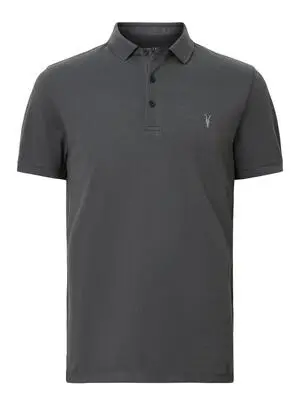 ALLSAINTS Organic Cotton Reform Polo Shirt - Grey