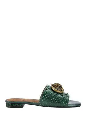 Kurt Geiger Chelsea Flat Sandals - Green