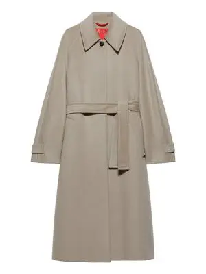 Max & Co. Wool-cashmere Wrap Coat - Grey