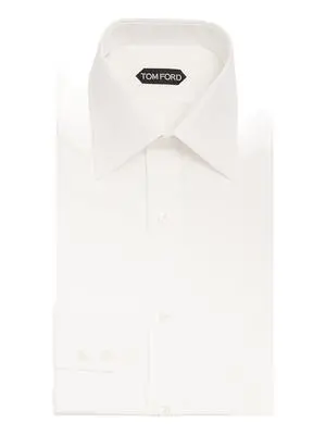 TOM FORD Cotton Poplin Shirt - White