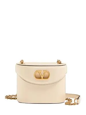Valentino Garavani Mini Leather Cross-body Bag - Ivory