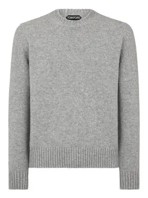 TOM FORD Cashmere Crew-neck Sweater - Grey