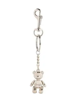 Harrods Jointed Bear Keyring - Silver