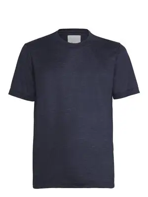 Marco Pescarolo Cotton Half-sleeve T-shirt - Navy