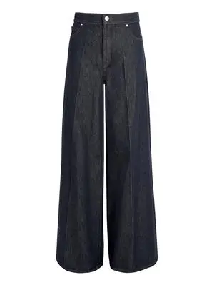 Max Mara Wide-leg Denim Jeans - Blue