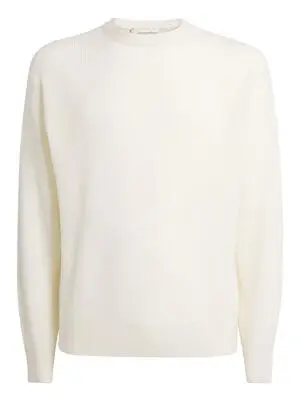 Studio Nicholson X Aaron Levine Merino-cashmere Portland Sweater - White
