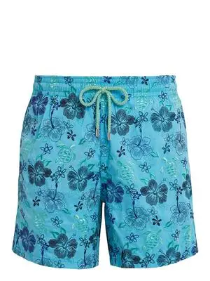 Vilebrequin Embroidered Mistral Swim Shorts - Blue