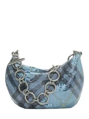 Burberry Chainmail Shoulder Bag - Blue