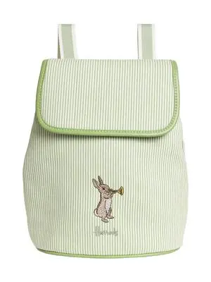 Harrods Embroidered Backpack - Green