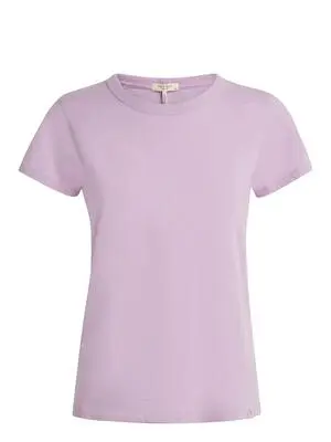 Rag & Bone Pima Cotton Slub T-shirt - Purple