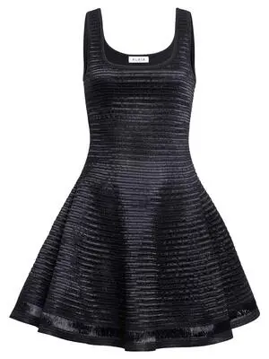 Alaïa Sleeveless Mini Dress - Black