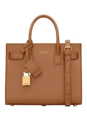 Saint Laurent Nano Sac De Jour Tote - Brown