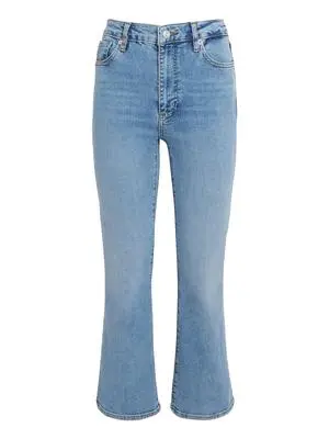 FRAME The Reboot Crop Bootcut Jeans - Blue