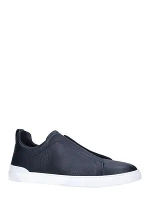 Zegna Triple Stitch Sneakers - Navy