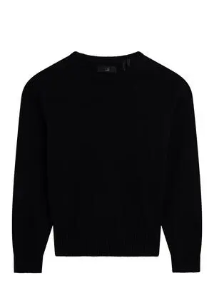 Dunhill Cotton Crew-neck Sweater - Navy