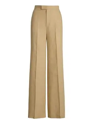 Ralph Lauren Linen Dean Tailored Trousers - Beige