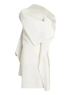 Issey Miyake Collapsing Sculpture Tunic Top - Neutral