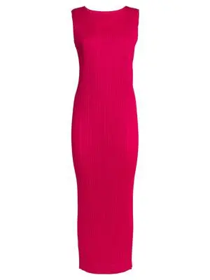 Issey Miyake Basics Maxi Dress - Pink