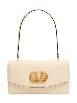 Valentino Garavani Leather Top-handle Bag - Ivory