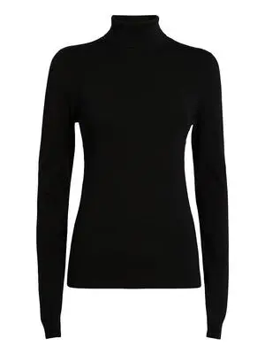 JOSEPH Silk Stretch High-Neck Top