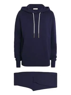 Olivia Von Halle Silk-cashmere Gia Tracksuit - Navy