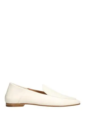 Dear Frances Leather Gio Loafers - White
