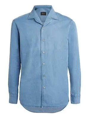 Brioni Cotton Shirt - Blue