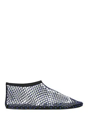 Christopher Esber Mesh Embellished Ballet Flats - Blue