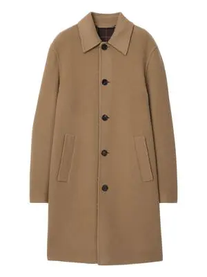 Burberry Wool Mid-length Car Coat - Beige