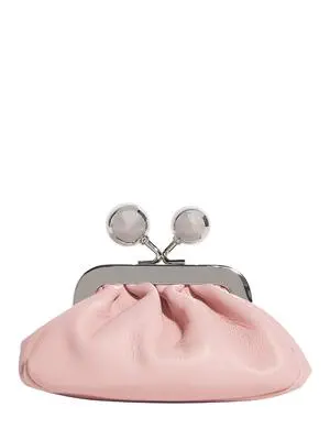 Max Mara Nappa Leather Nano Pasticcino Bag - Pink