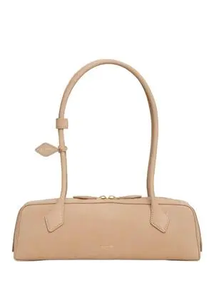 Alaïa Le Teckel Medium Shoulder Bag - Beige
