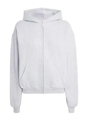 SKIMS Cotton-blend Fleece Classic Hoodie - Grey