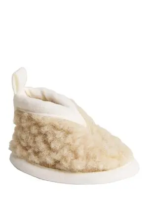BINIBAMBA Merino Wool Booties - Beige