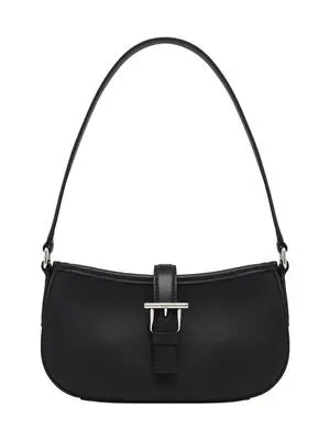 Alexander McQueen Mini Leather T-bar Shoulder Bag - Black
