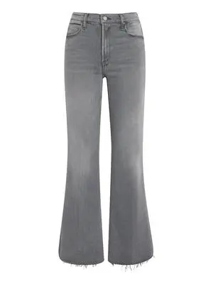 MOTHER The Doozy Sneak Fray Jeans - Grey